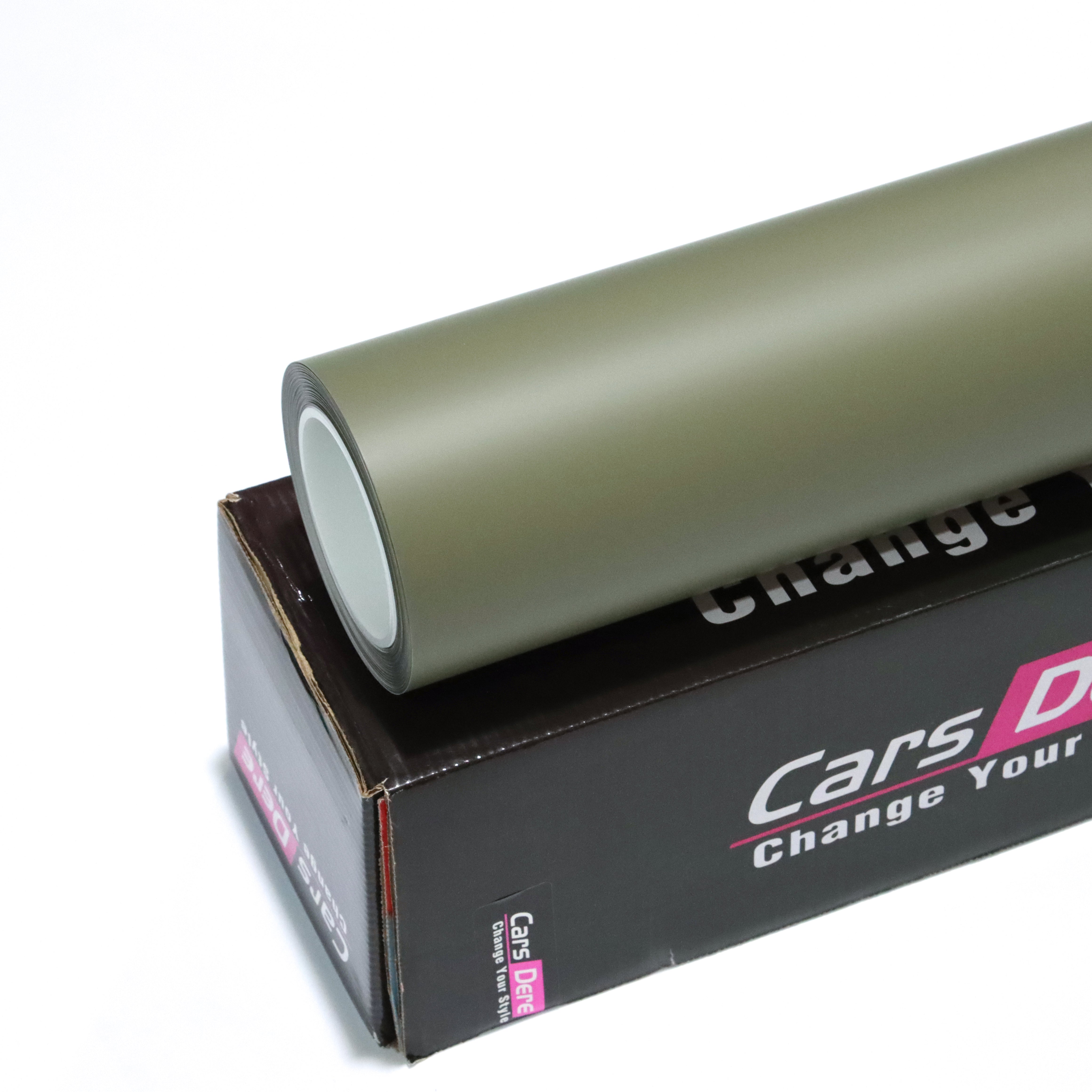 Matte Khaki Green_Dry Installation Colour PPF – CarsDere